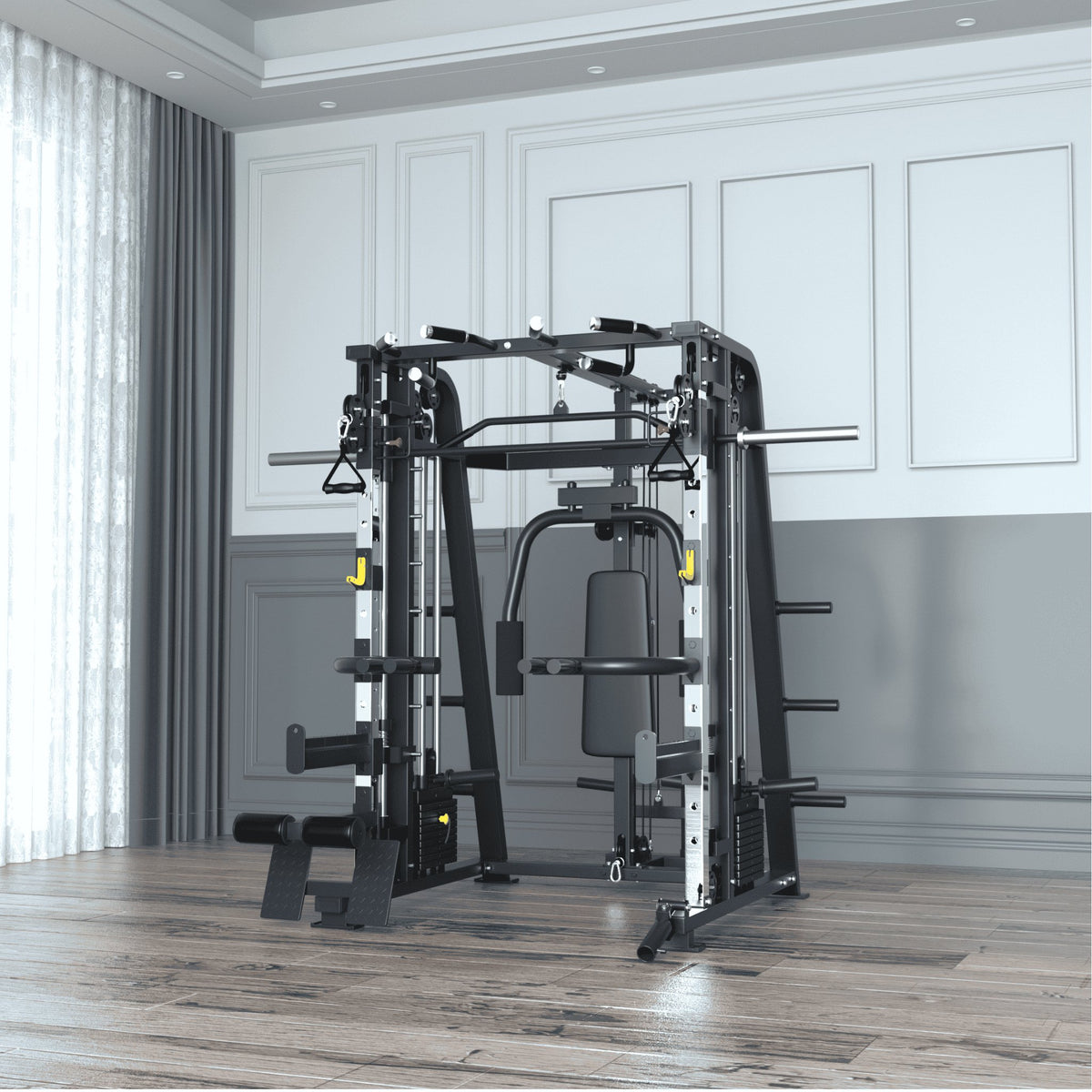 Premium Smith Machine Functional Trainer Pin Loaded - USA KING Series|